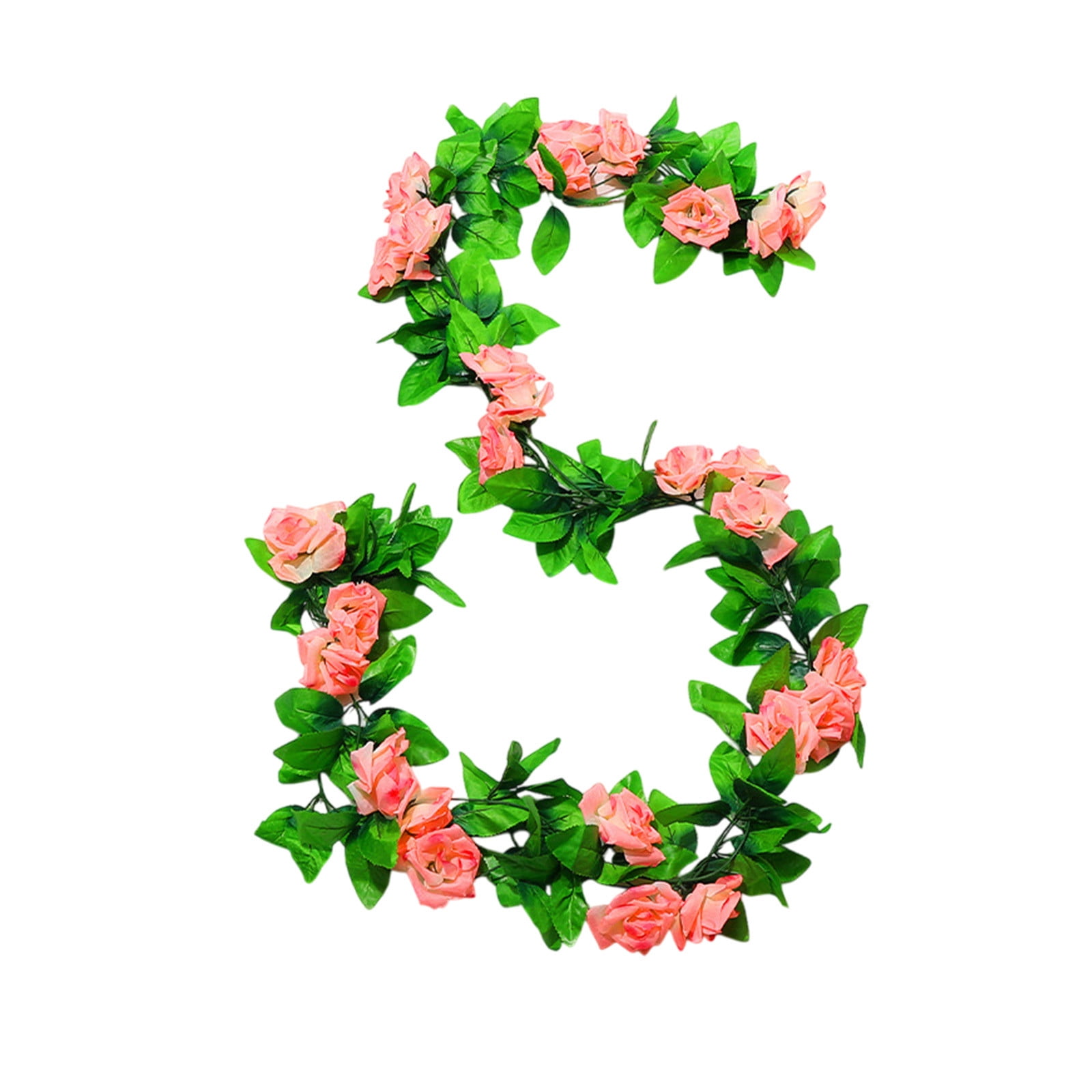 Ruhiku GW Artificial Flower Wreath Spring Summer Wildflower Decor for ...