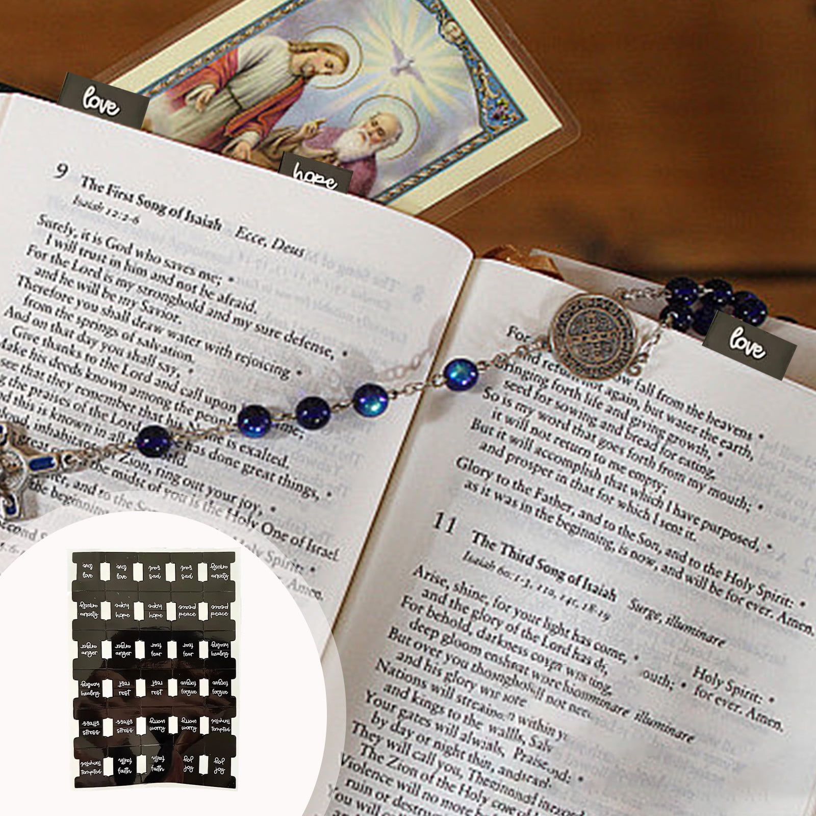 Ruhiku GW Color-Coded Bible Tabs for Easy Navigation - Laminated ...