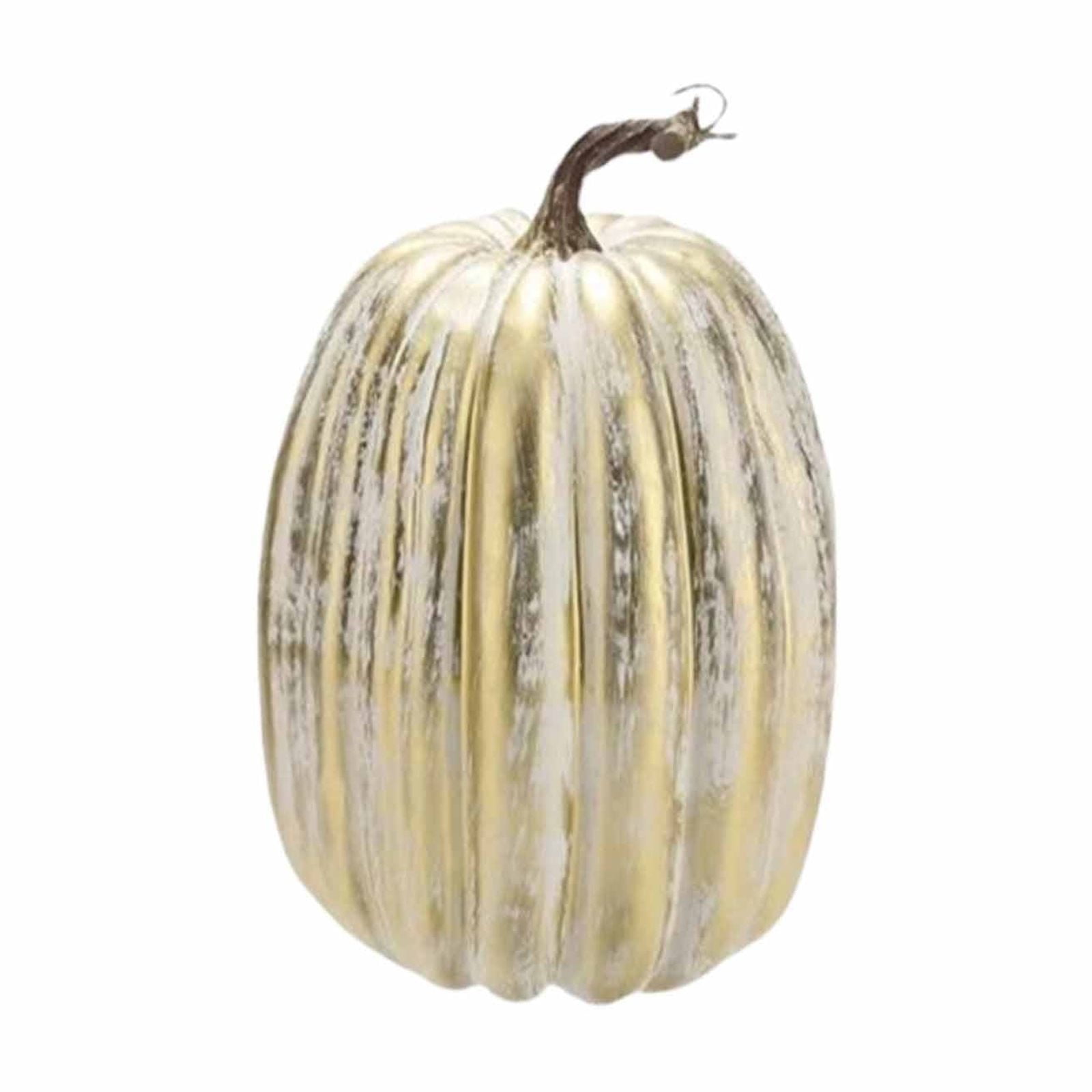 Ruhiku GW Fall Pumpkin Decorations 8.4 inch Tall Large Color Fake ...