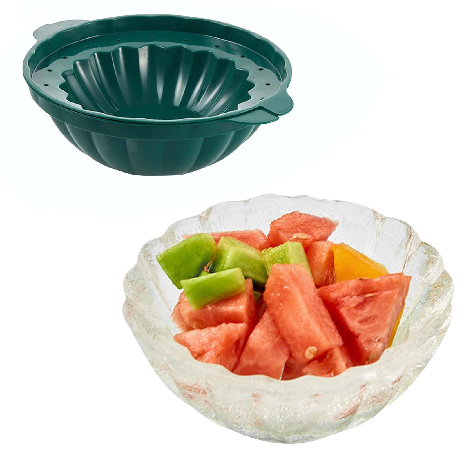 Ruhiku GW Food-Grade Silicone Ice Bowl Mold Set - Extra Large BPA-Free Freezing Containers for ...