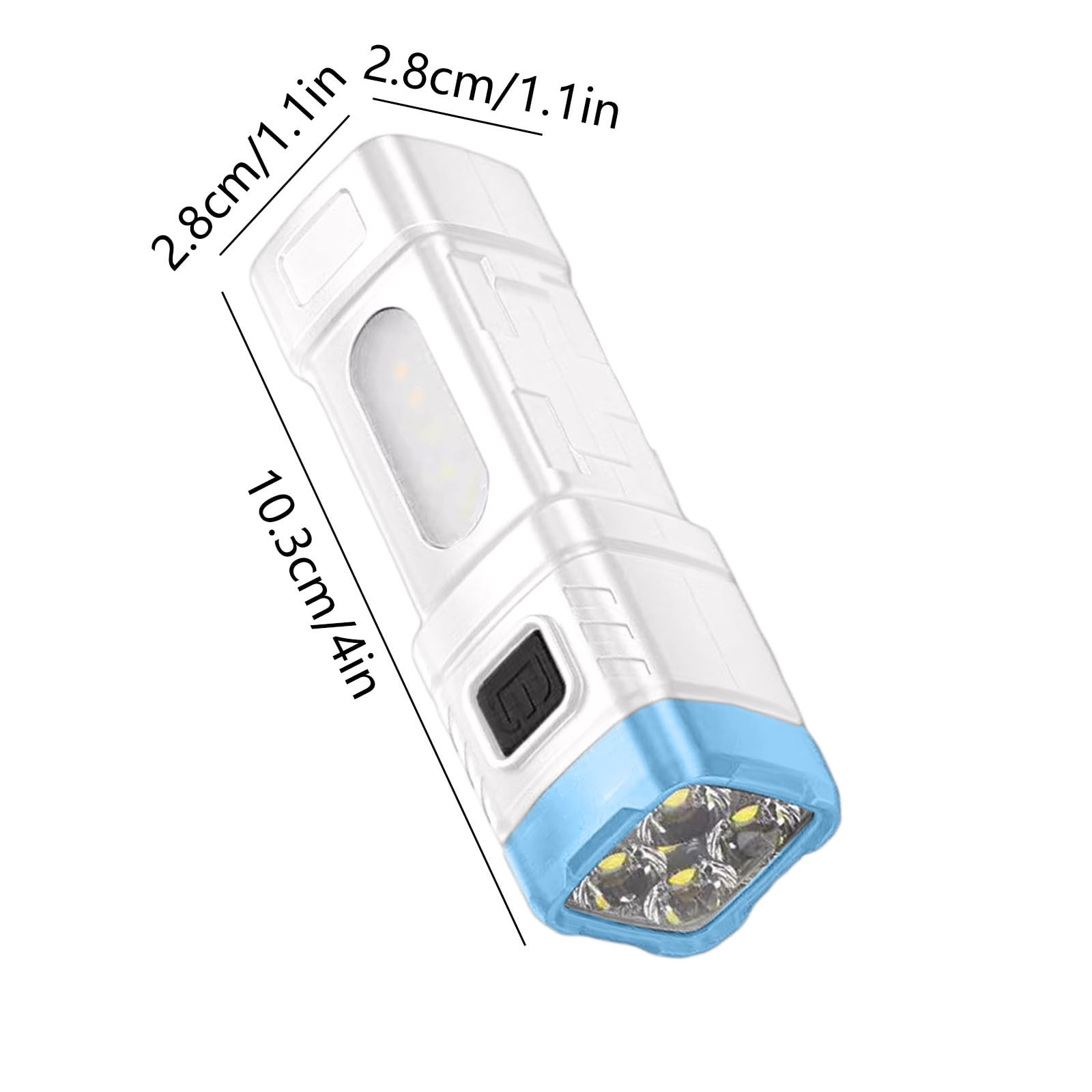 Ruhiku GW Lightweight Four LED COB Flashlight Wide Beam Side Light ...