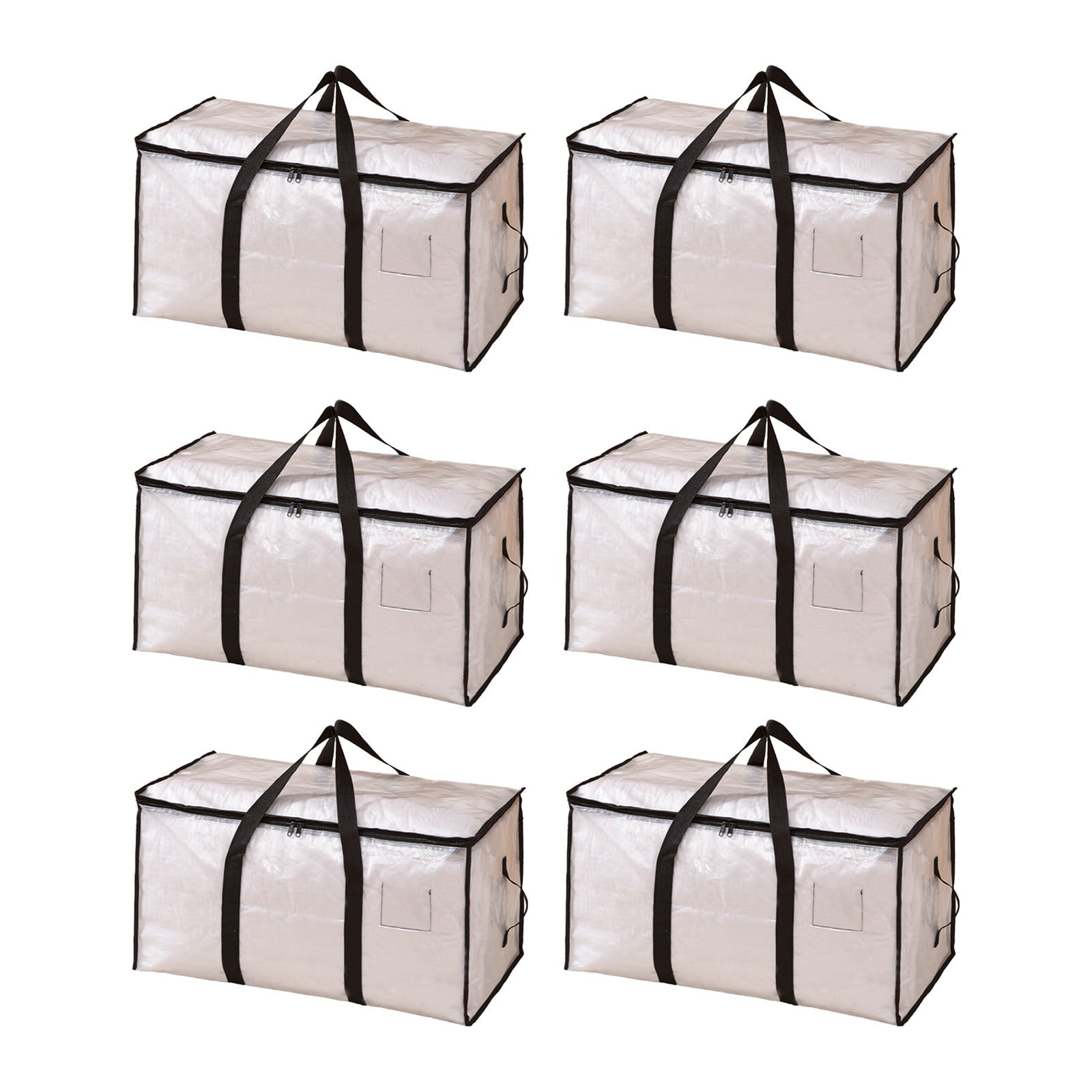 Ruhiku GW Moving Bags, Clear Storage Bags 6-Pack - Extra-Large ...