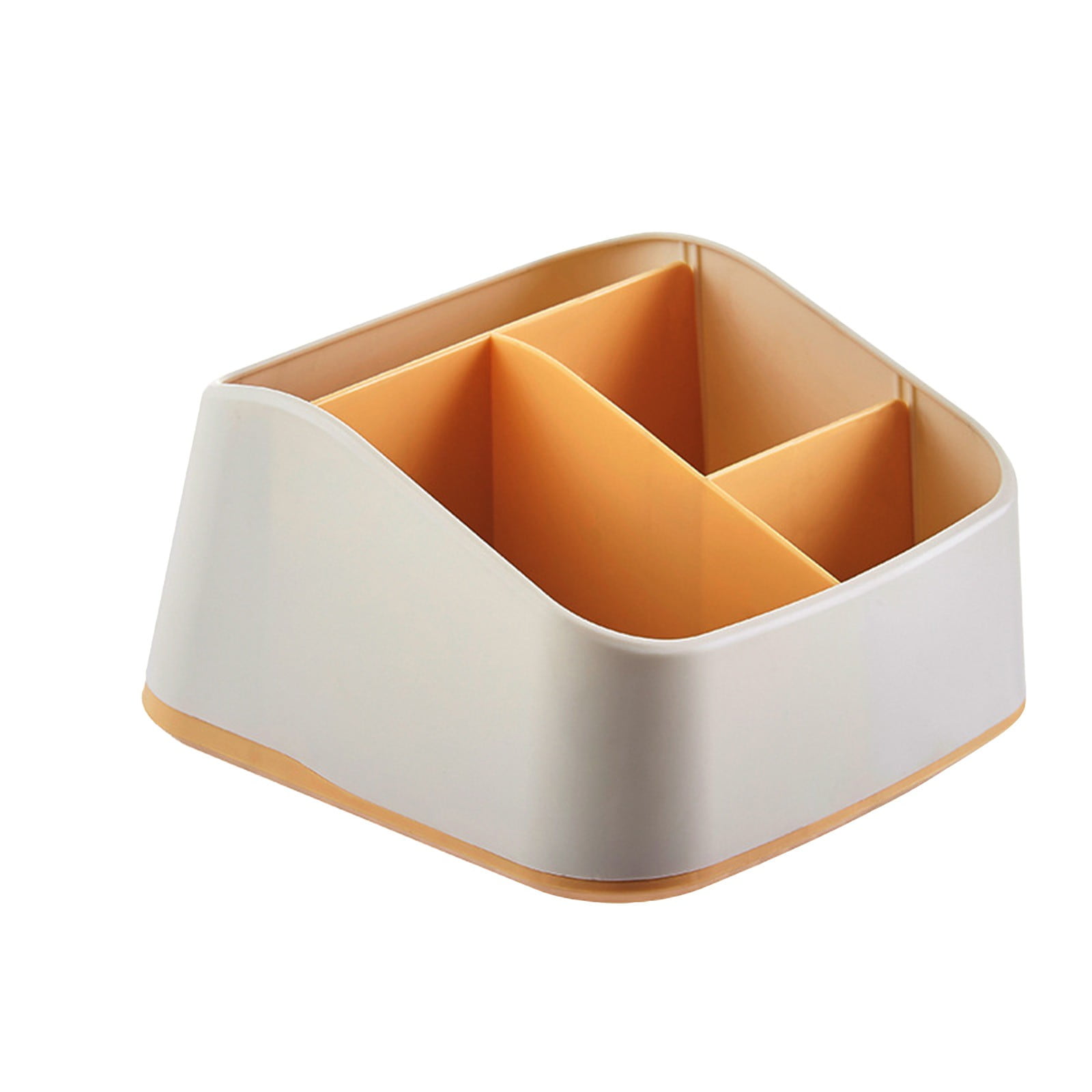 Ruhiku GW Plastic Desktop Organizer with 4 Compartments, Office Storage ...