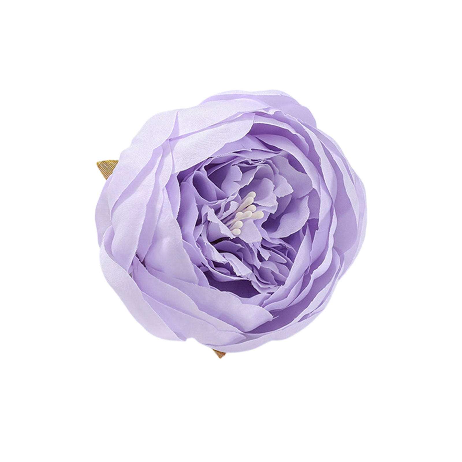 Ruhiku GW Plastic Fabric Flower Heads 10 Pack - 3.15in Artificial Peony ...