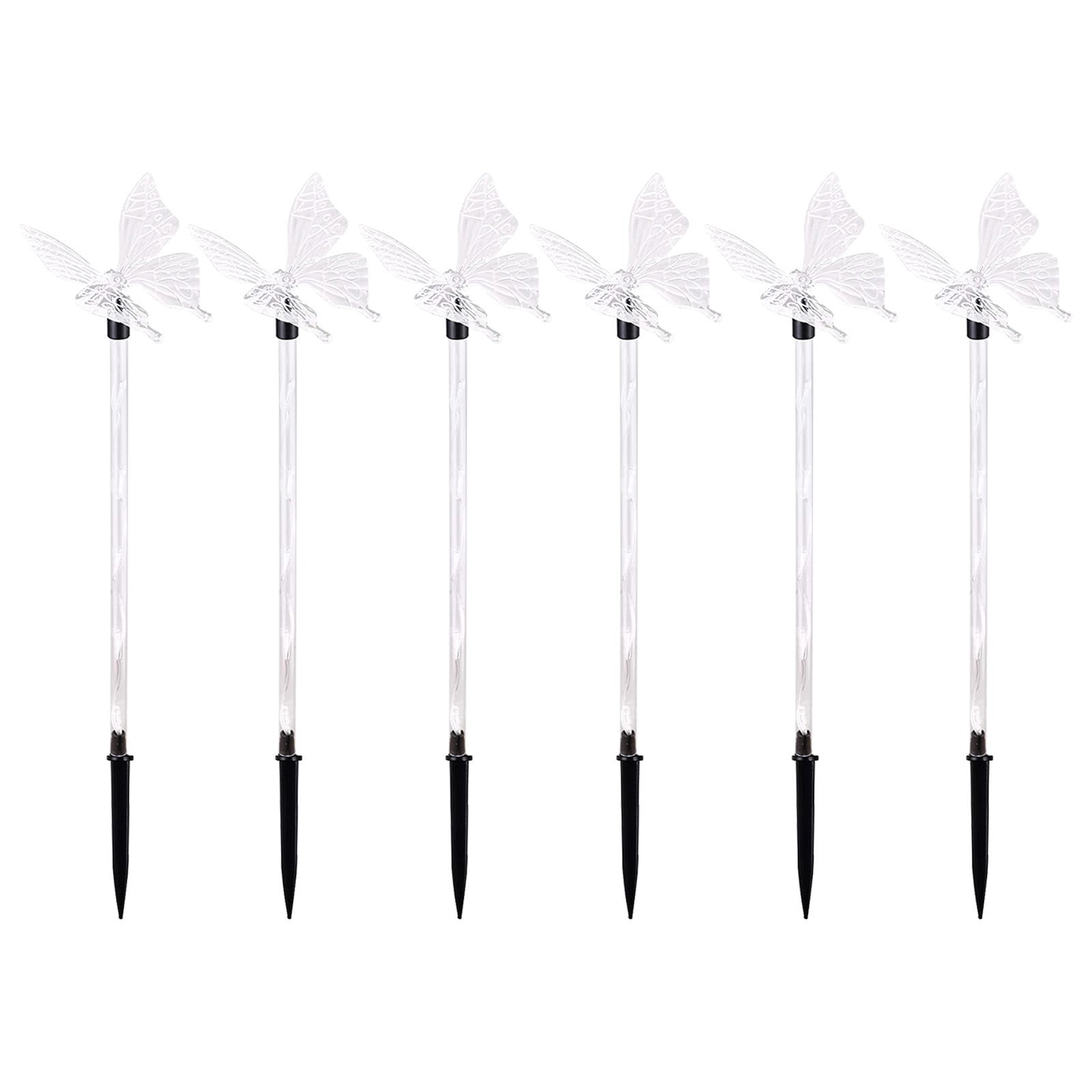 Ruhiku GW Solar Powered Butterflies Garden Light LED Butterflies Ground ...