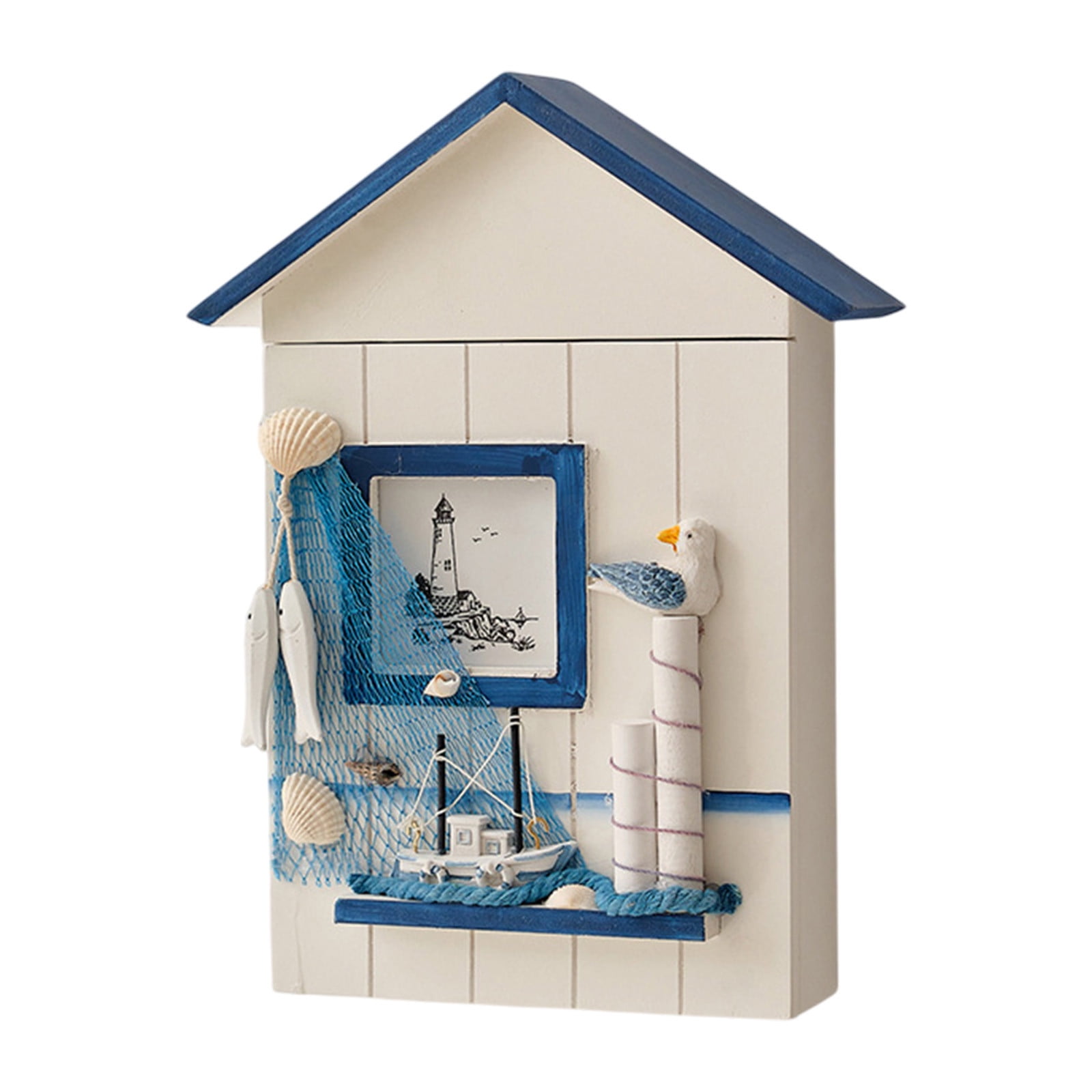 Ruhiku GW Wall-Mounted Key Cabinet with Lock - Decorative Wooden ...