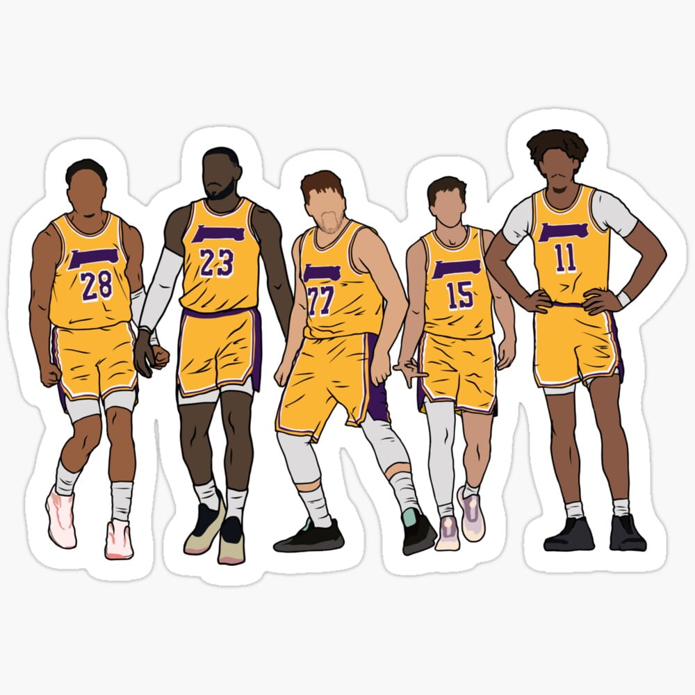 Rui, Bron, Luka, Reaves & Jax Sticker Phone Decal Water Bottle Stickers ...