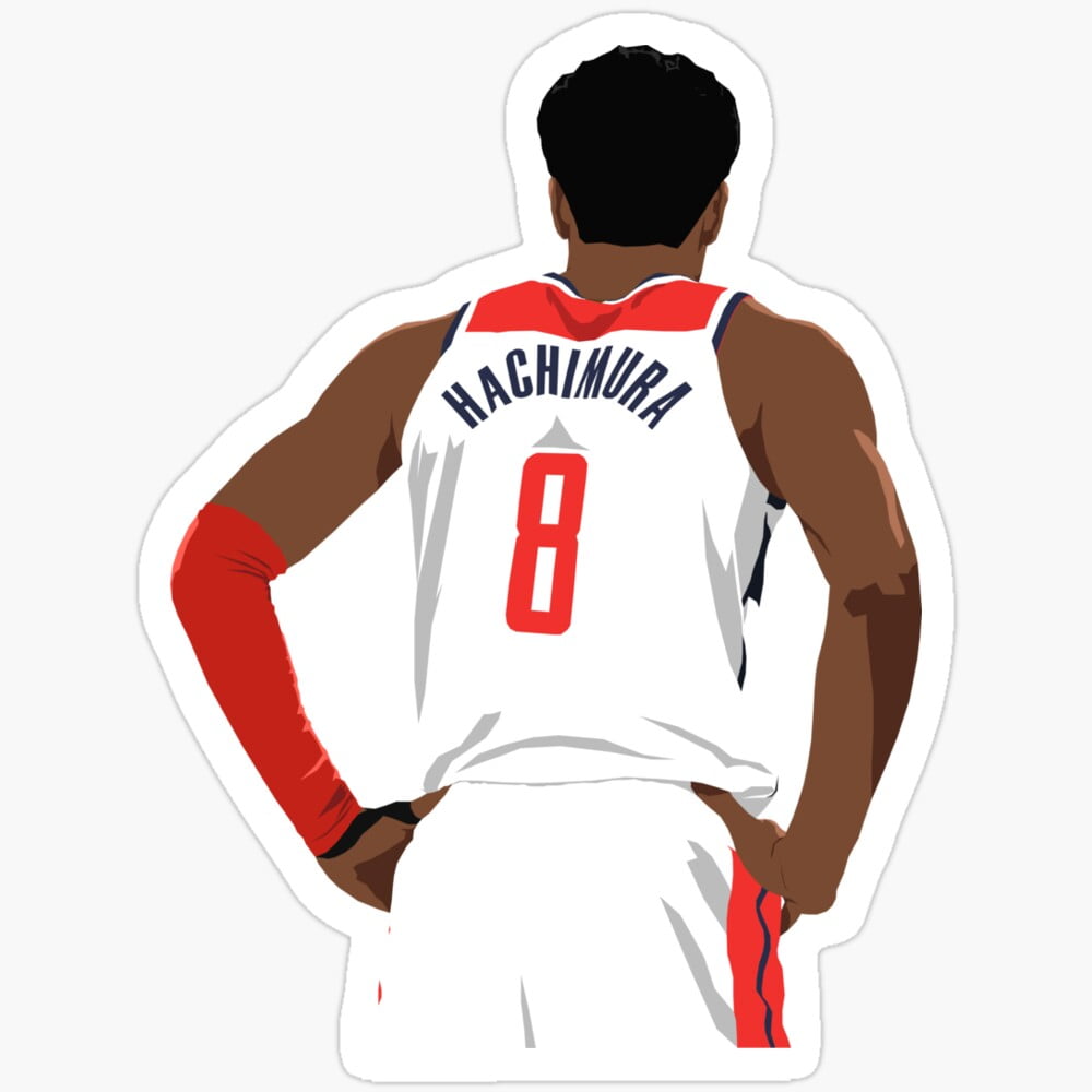 Rui Hachimura Back-To Sticker Phone Decal Water Bottle Stickers Car ...