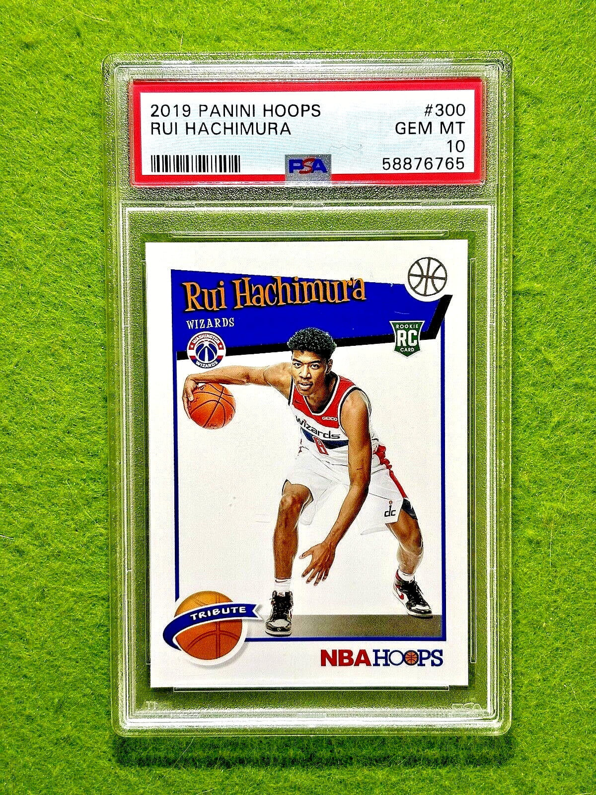 Rui Hachimura PSA 10 ROOKIE CARD GRADED RC 2019 Panini Hoops TRIBUTE LA ...