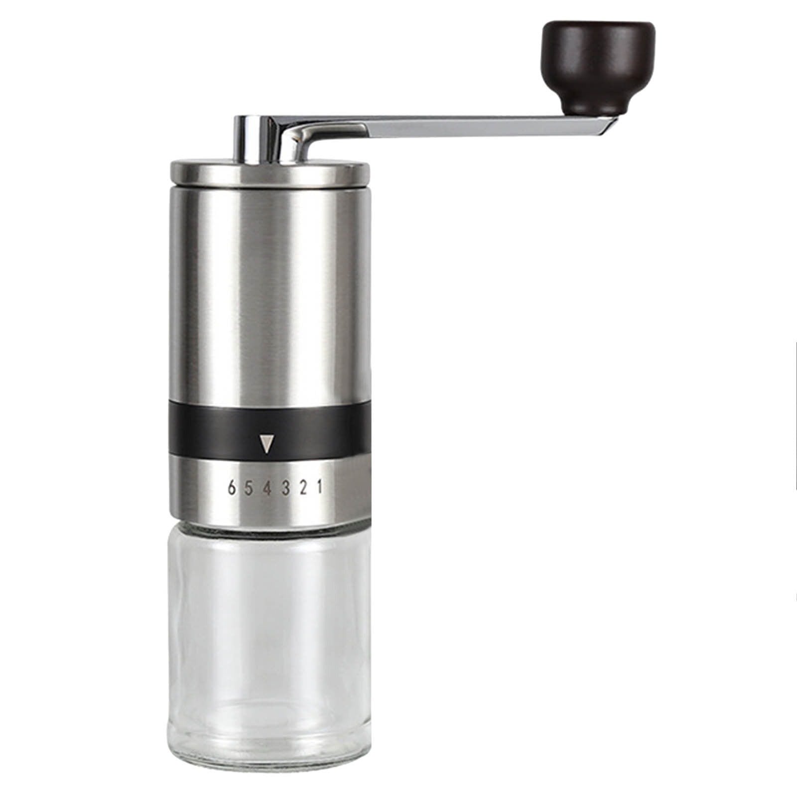 RuiHuiHua Manual Coffee Grinder Stainless Steel Conical Burr With 5 ...