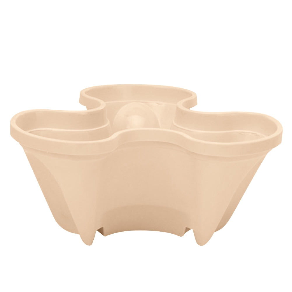 RuiJY Plastic Stackable Vertical Flower Plant Pot Holder Garden Planter ...