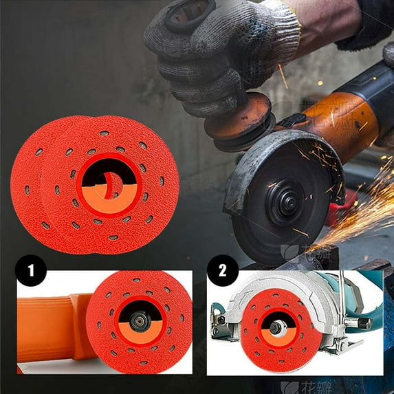 RuiJiao 100mm Diamond Cutting Disc for Angle Grinder, Multi-Function Cutting, Grinding and ...