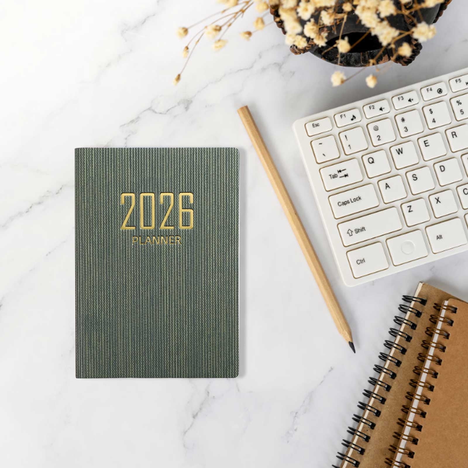 RuiJiao 2026 Mini Pocket Agenda, Daily Planner A7 Week to View ...