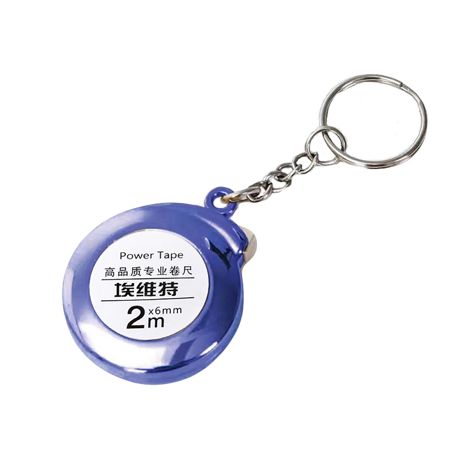 RuiJiao 2m Silver Tape Measure Keychains, Measure Tape Measure ...