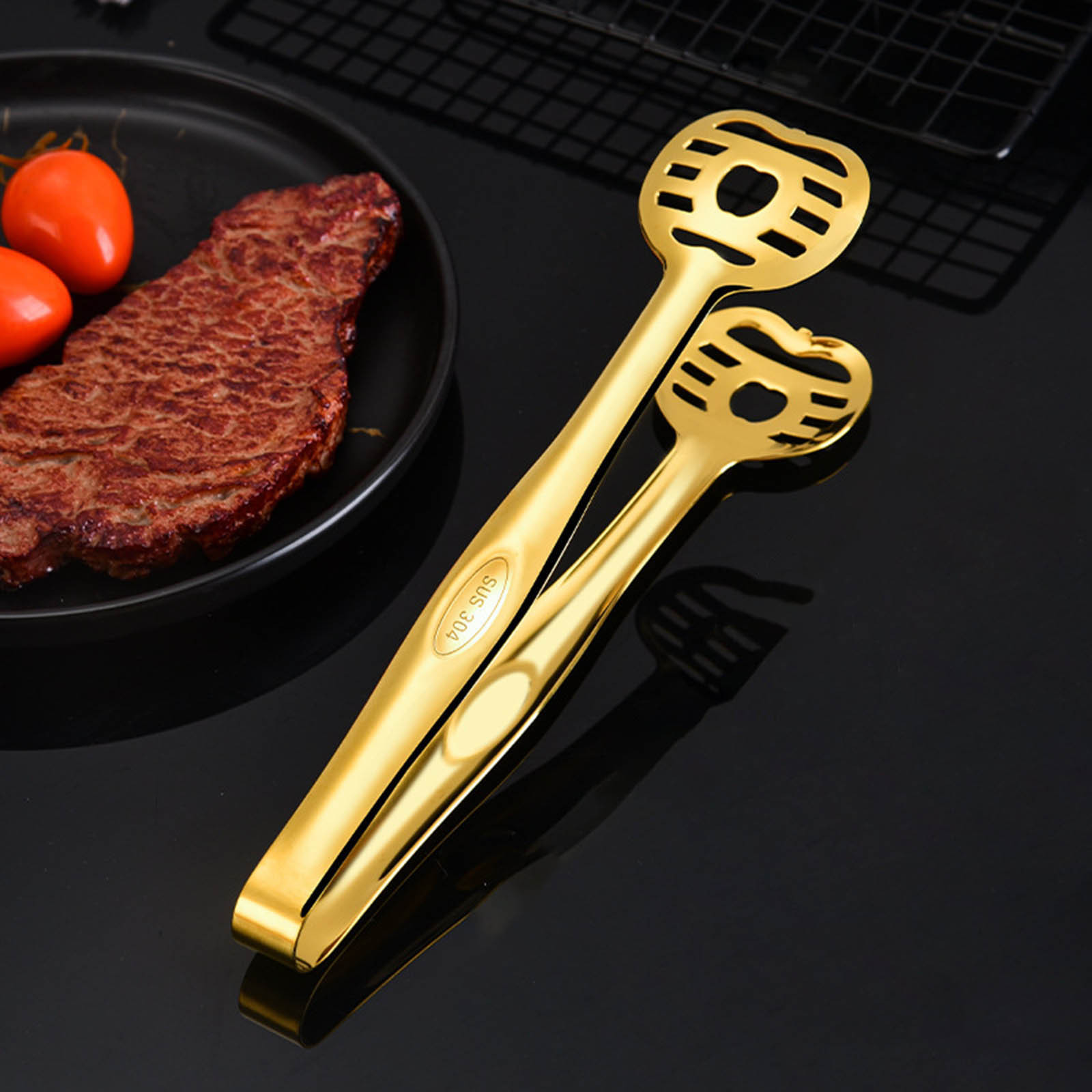 RuiJiao 304 Stainless Steel Bread Clip Bbq Clip Barbecue Accessories ...