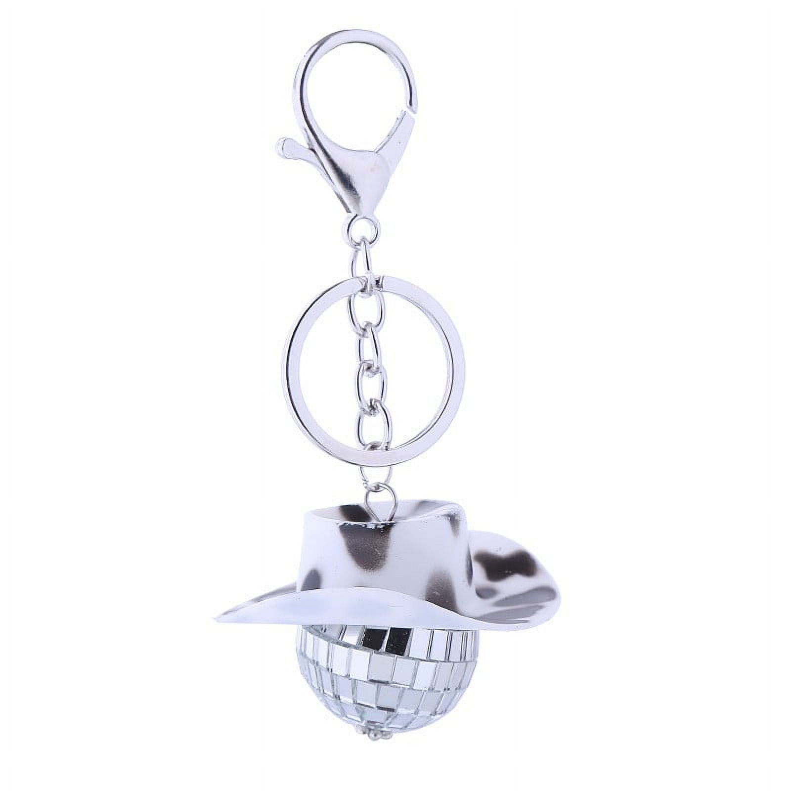 RuiJiao 70s Style Mirror Ball Keychain - Retro Party Favors with Disco ...