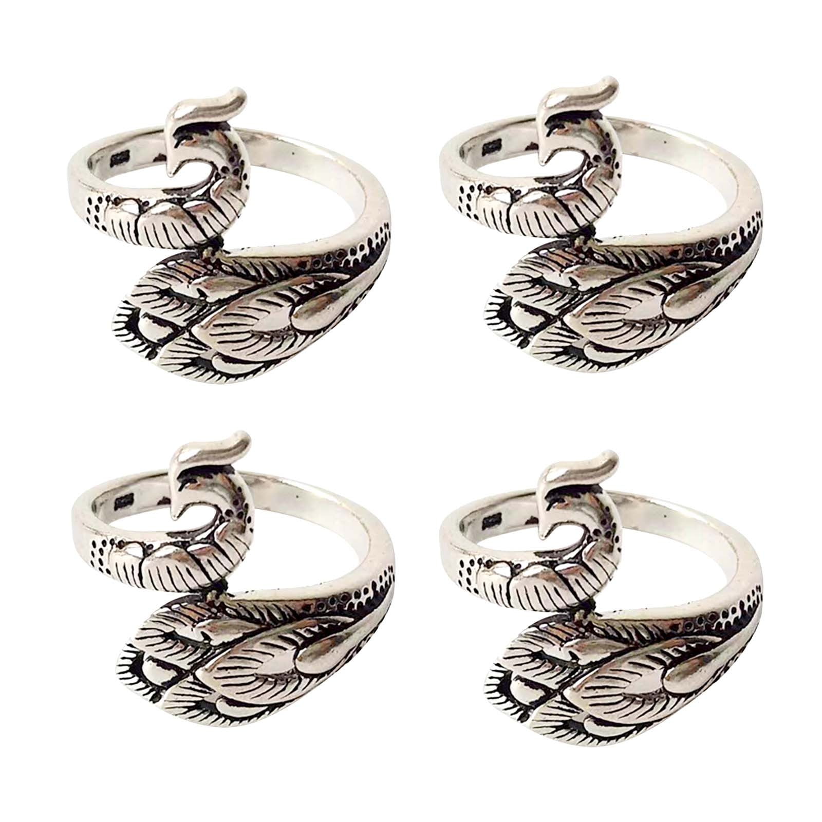 RuiJiao Adjustable Knitting Crochet Loop Ring Crochet Ring for Finger ...