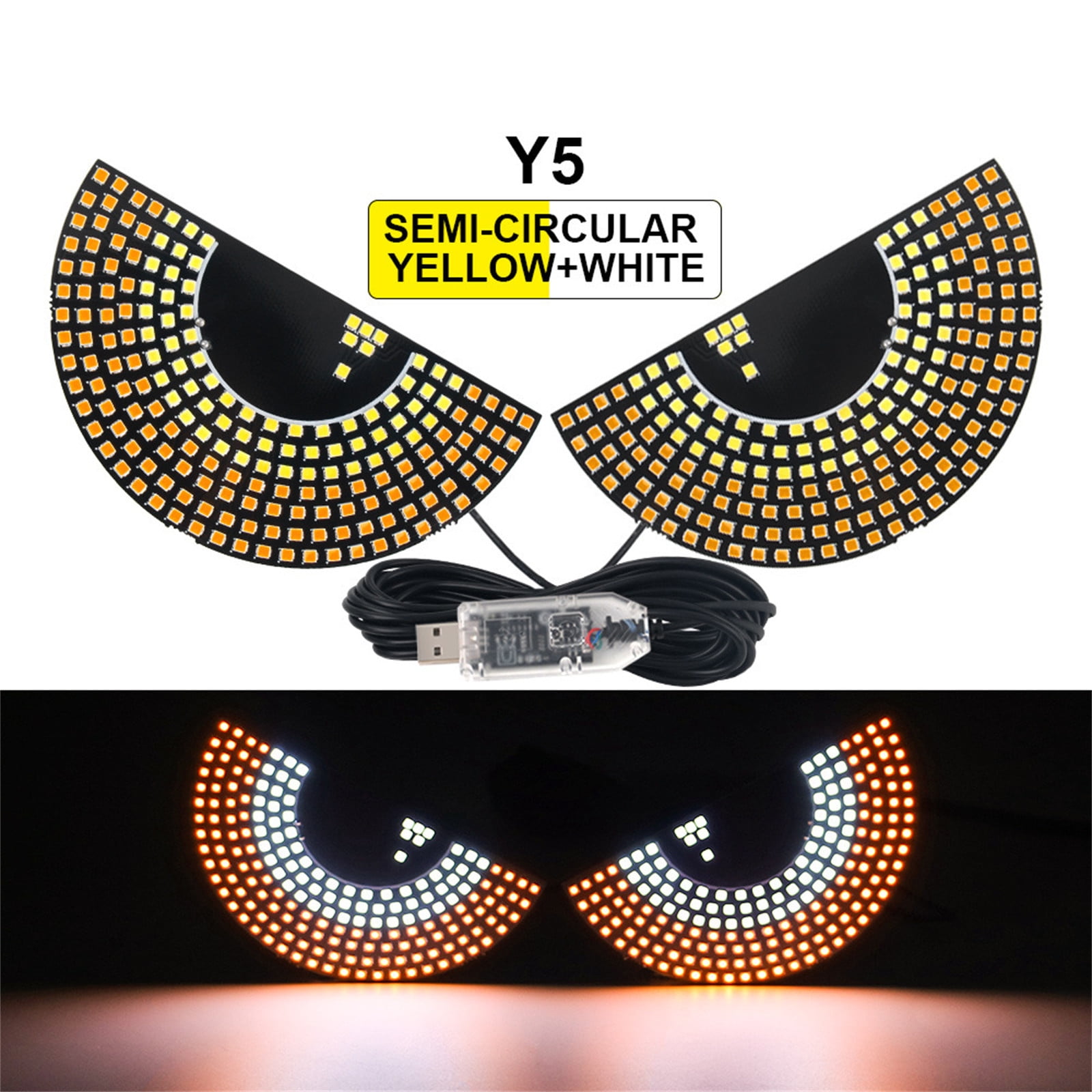 RuiJiao Big Devil Eyes Light for Cars, Multifunctional Eye Lamp ...