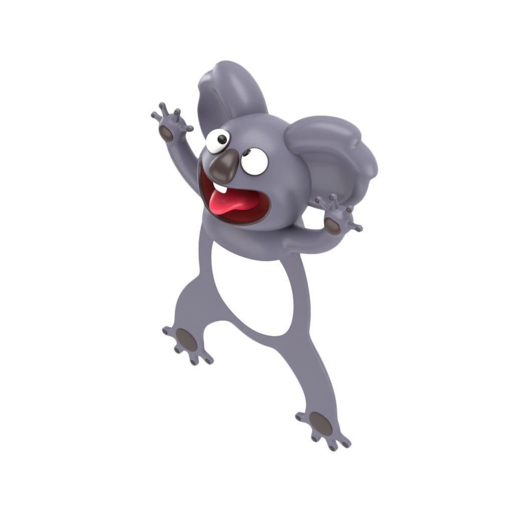 RuiJiao Cartoon Animal Bookmarks - Squashed Land Animals, Cute Animal ...