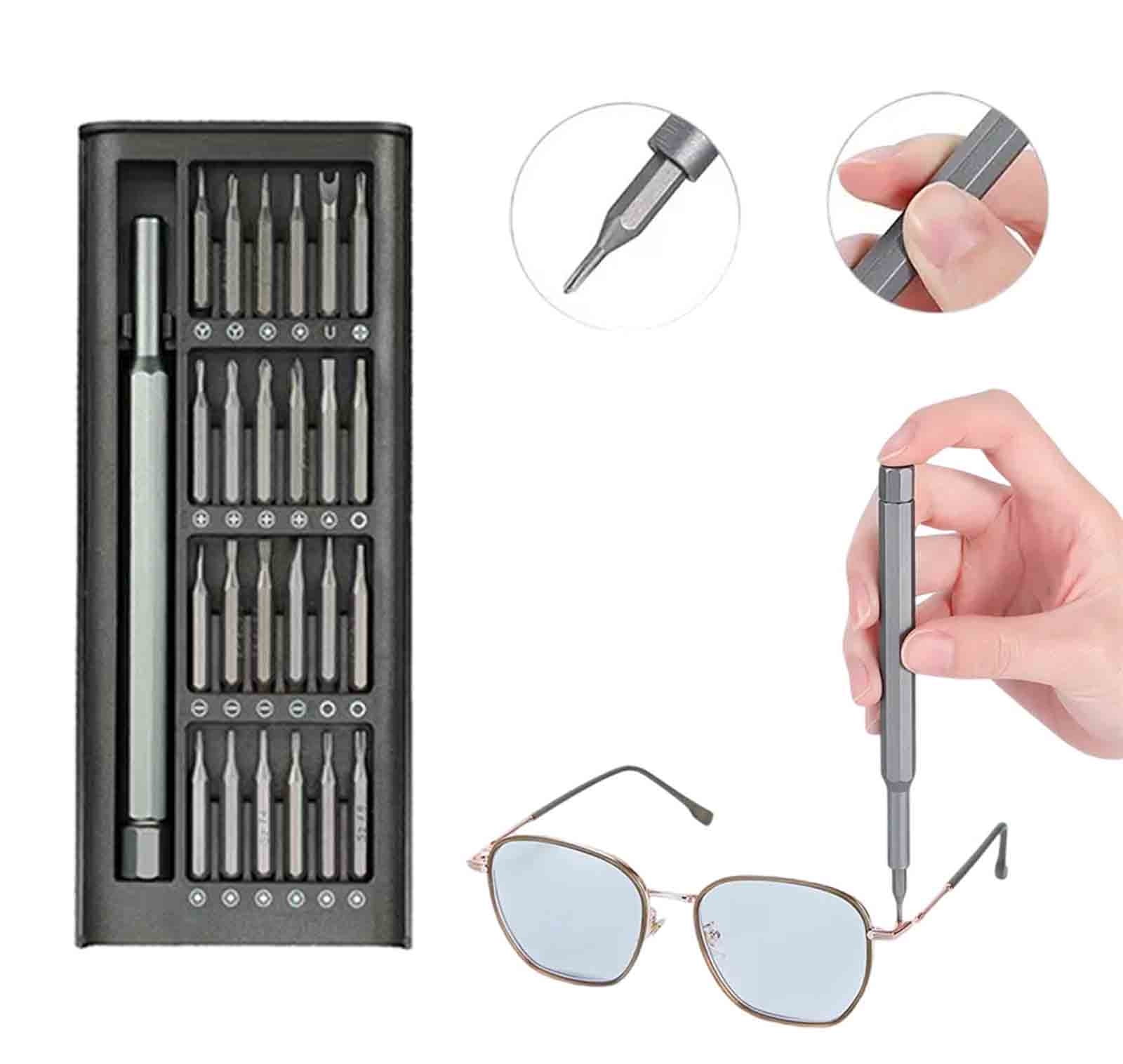 RuiJiao Clearance 24 In 1 Screwdriver Set, DIY Ratchet Mini Screwdriver ...