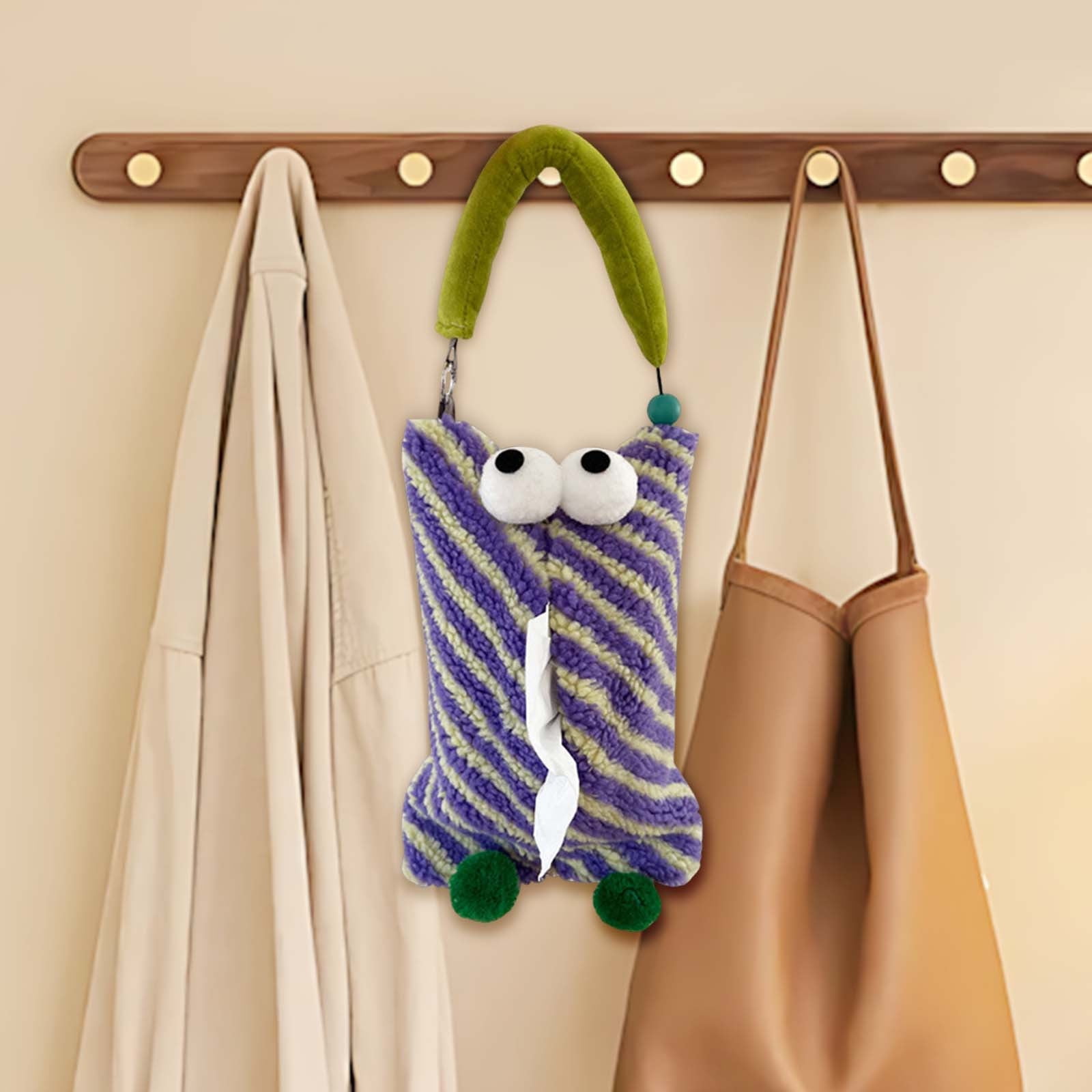 RuiJiao Charming Hanging Tissue Box - Cute Design for Car and Home ...