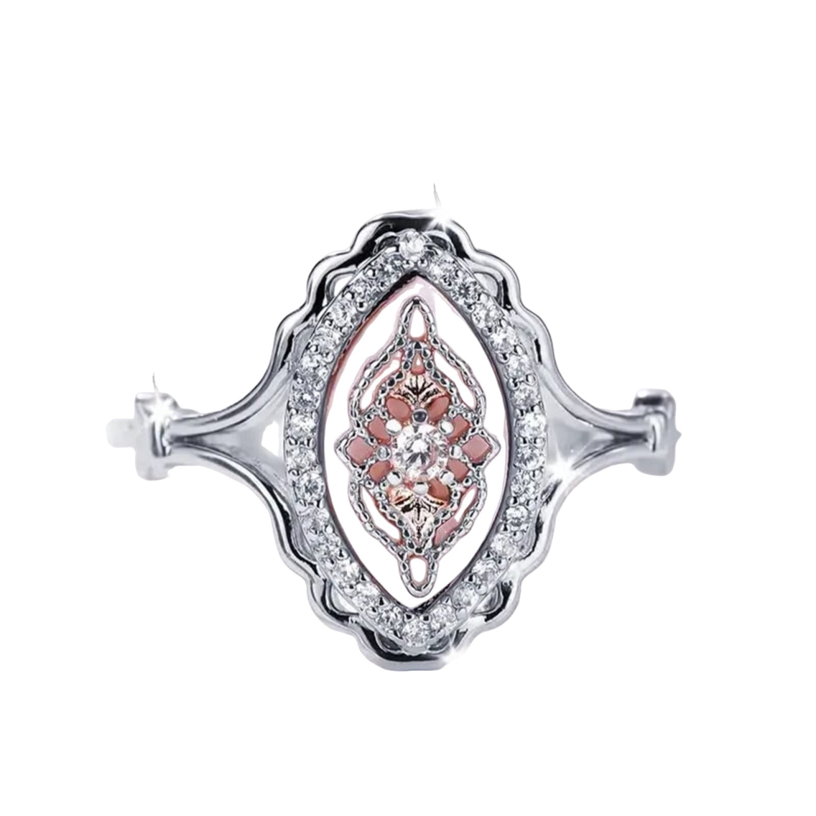 RuiJiao Exquisite Vintage-Inspired Lace Rings for Women - Personalized ...
