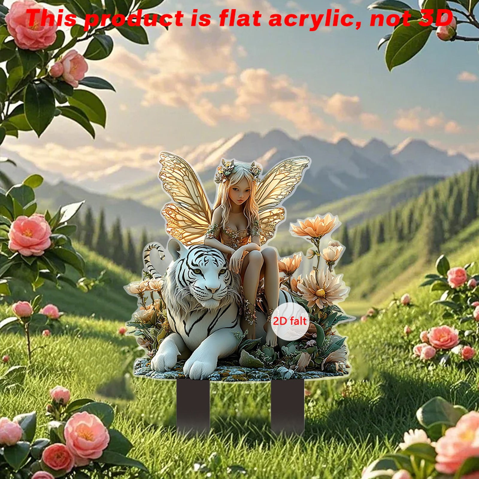 RuiJiao Outdoor Garden Decorative Grounding Props - Female Celestial ...