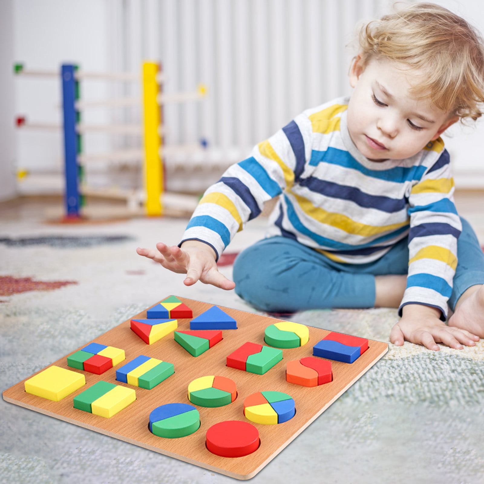 RuiJiao Wooden Blocks Puzzl, Puzzles for Kids & Adults, Intelligence ...