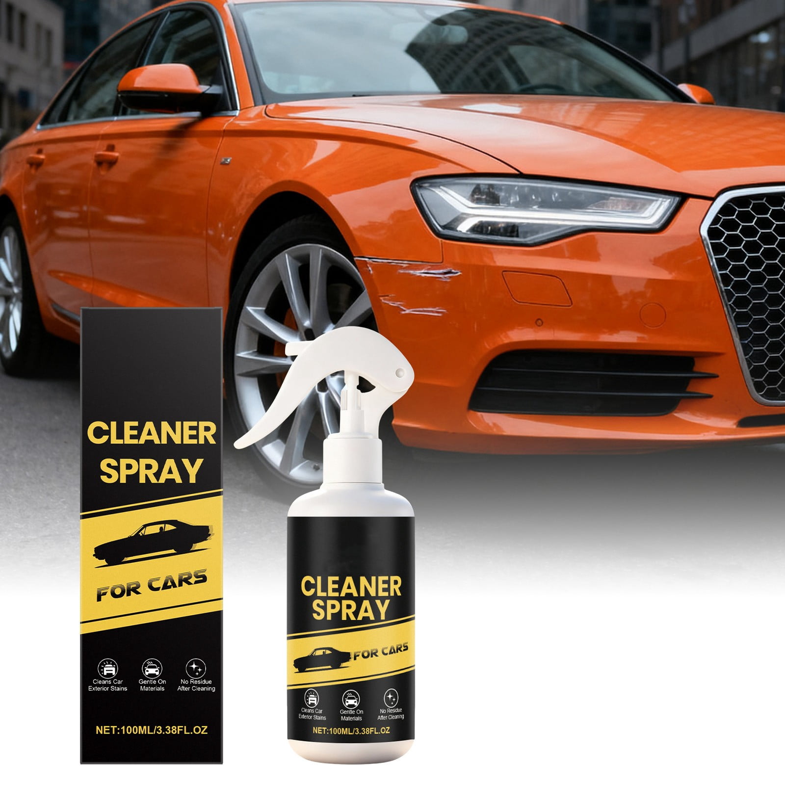 RuiJiao Exterior Cleaner Spray for Cars, All-Purpose Degreaser Removes ...