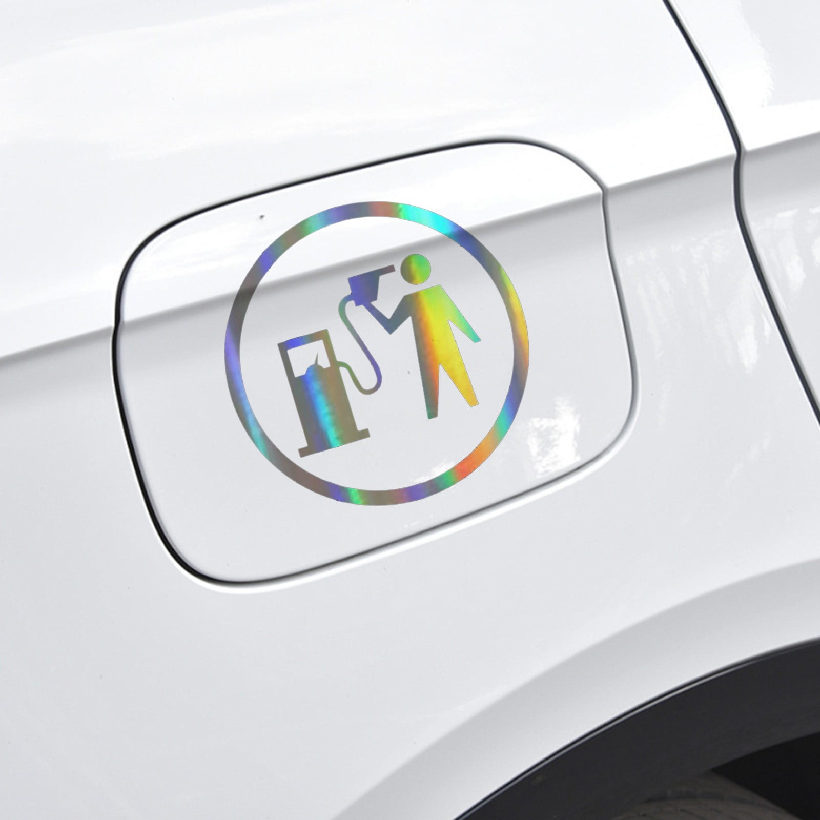 RuiJiao Funny Car Fuel Cap Stickers - Decorative and Protective Covers ...