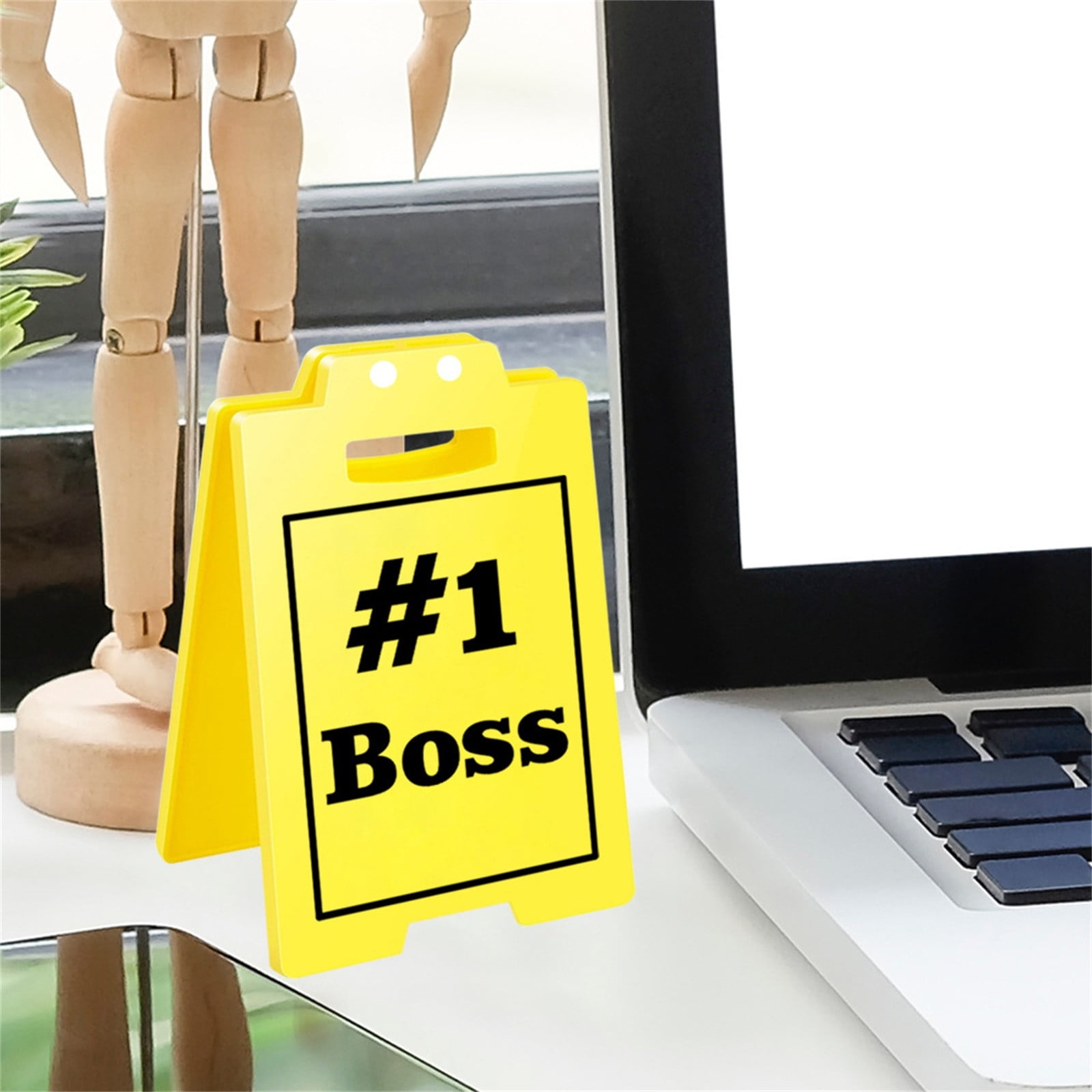 RuiJiao Funny Office Desk Decor, Acrylic Prank Signs for Coworkers ...