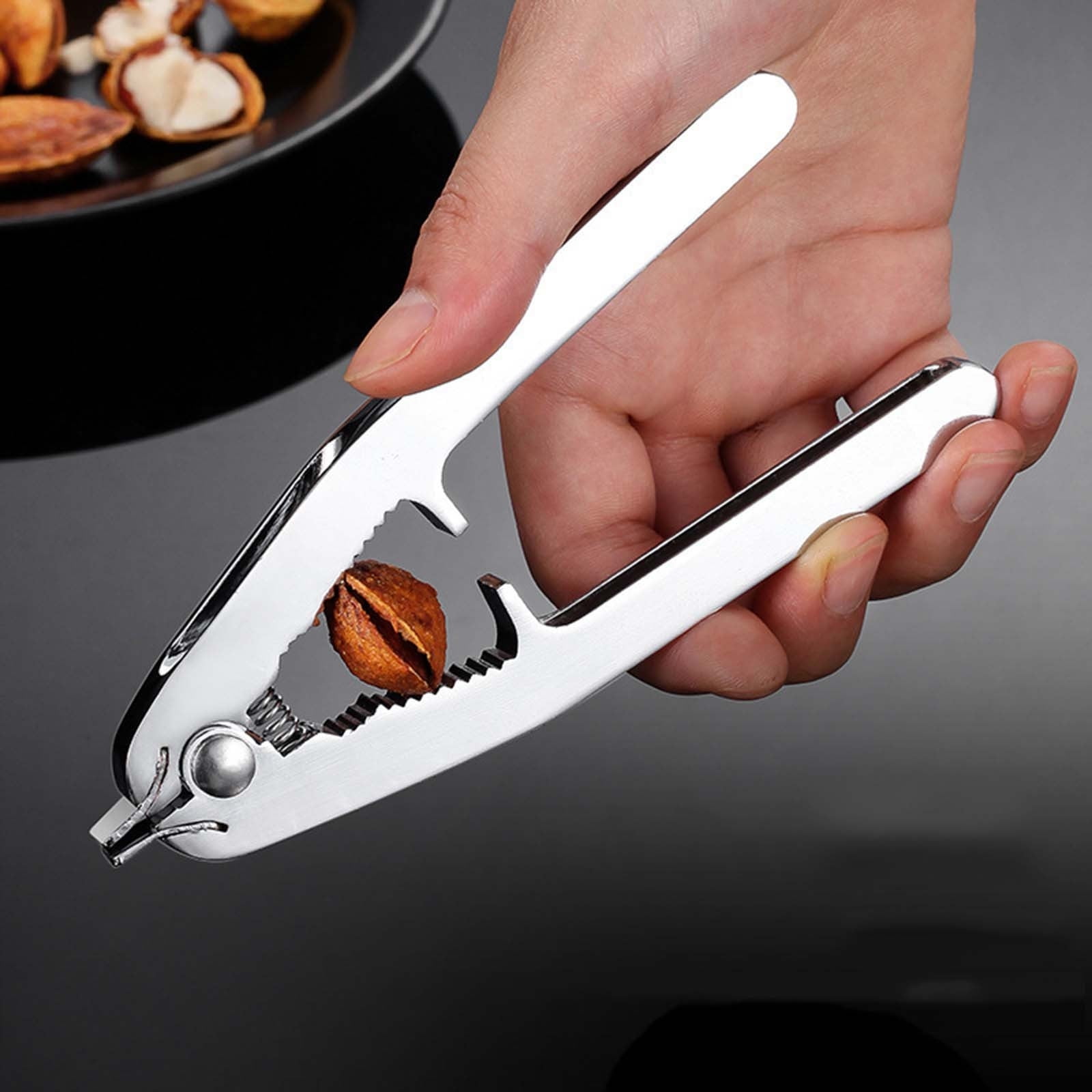 RuiJiao Heavy Duty Stainless Steel Clam Opener and Crab Crackers Set, Multi-Purpose Kitchen Tool ...