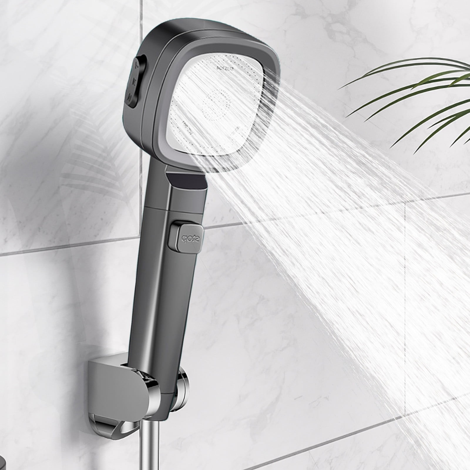RuiJiao High-Pressure Power Booster Shower Head - Bath Filter Sprayer ...