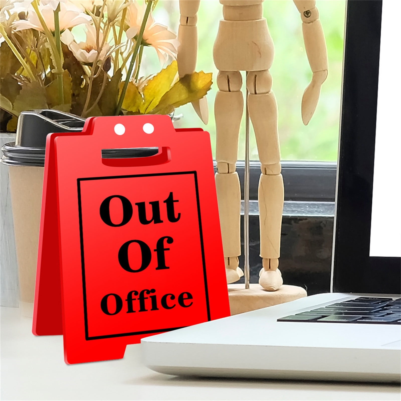 RuiJiao Interactive Office Joke Sign - Acrylic Desk Accessory for ...