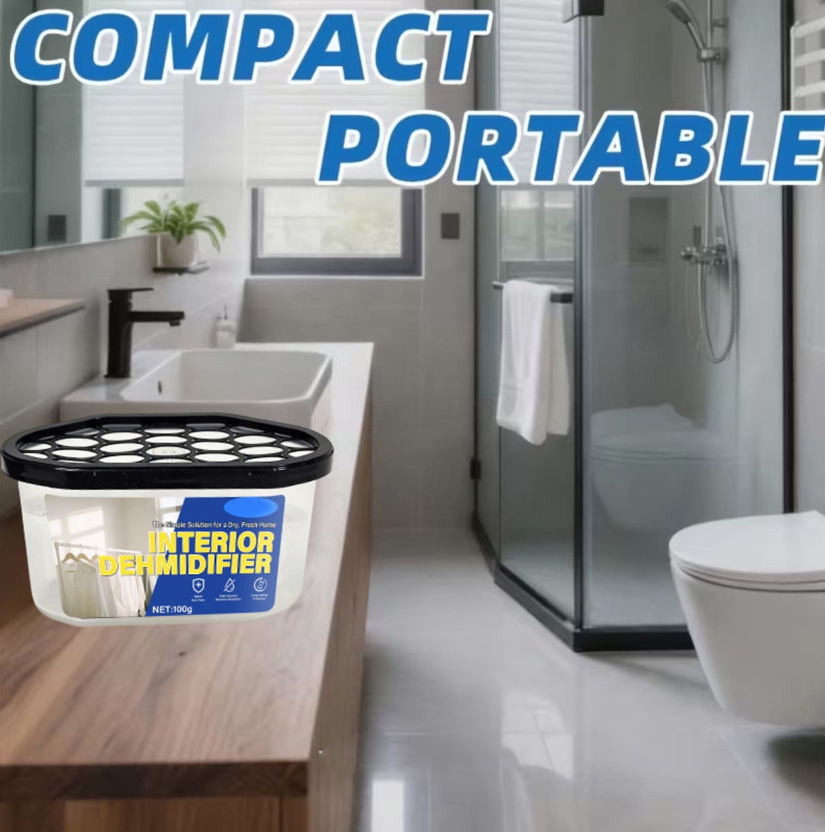 RuiJiao Interior Moisture Absorbers, Portable Humidity Absorber Boxes ...