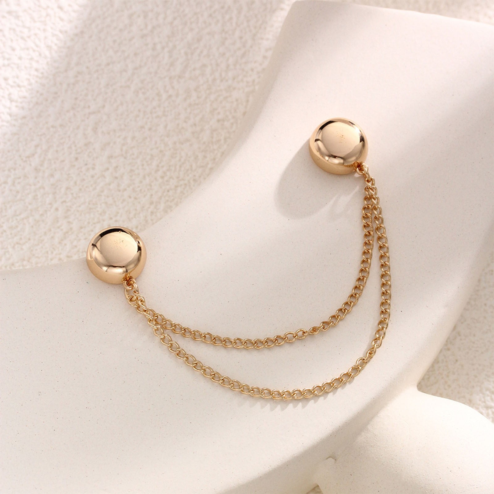 RuiJiao Magnetic Clothing Clips with Chain, Pant Waist Tightener Clips ...