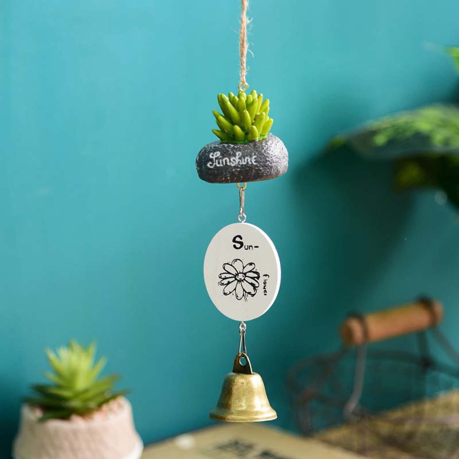 RuiJiao Miniature Resin Wind Chimes for Home and Cabin - Elegant Door ...
