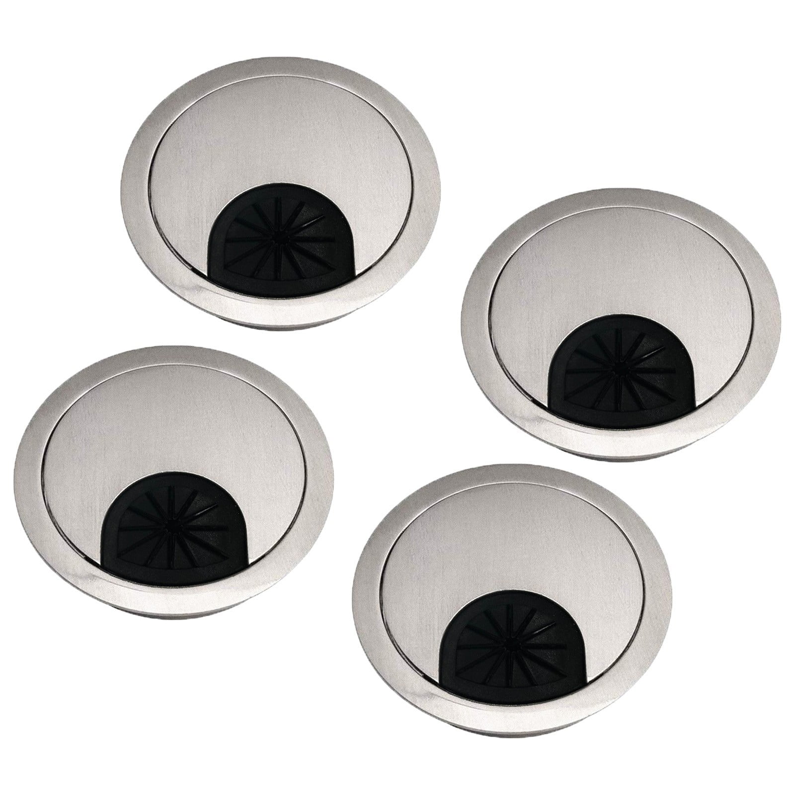 RuiJiao Office Desktop Cable Management Covers - Set of 4, 60mm ...