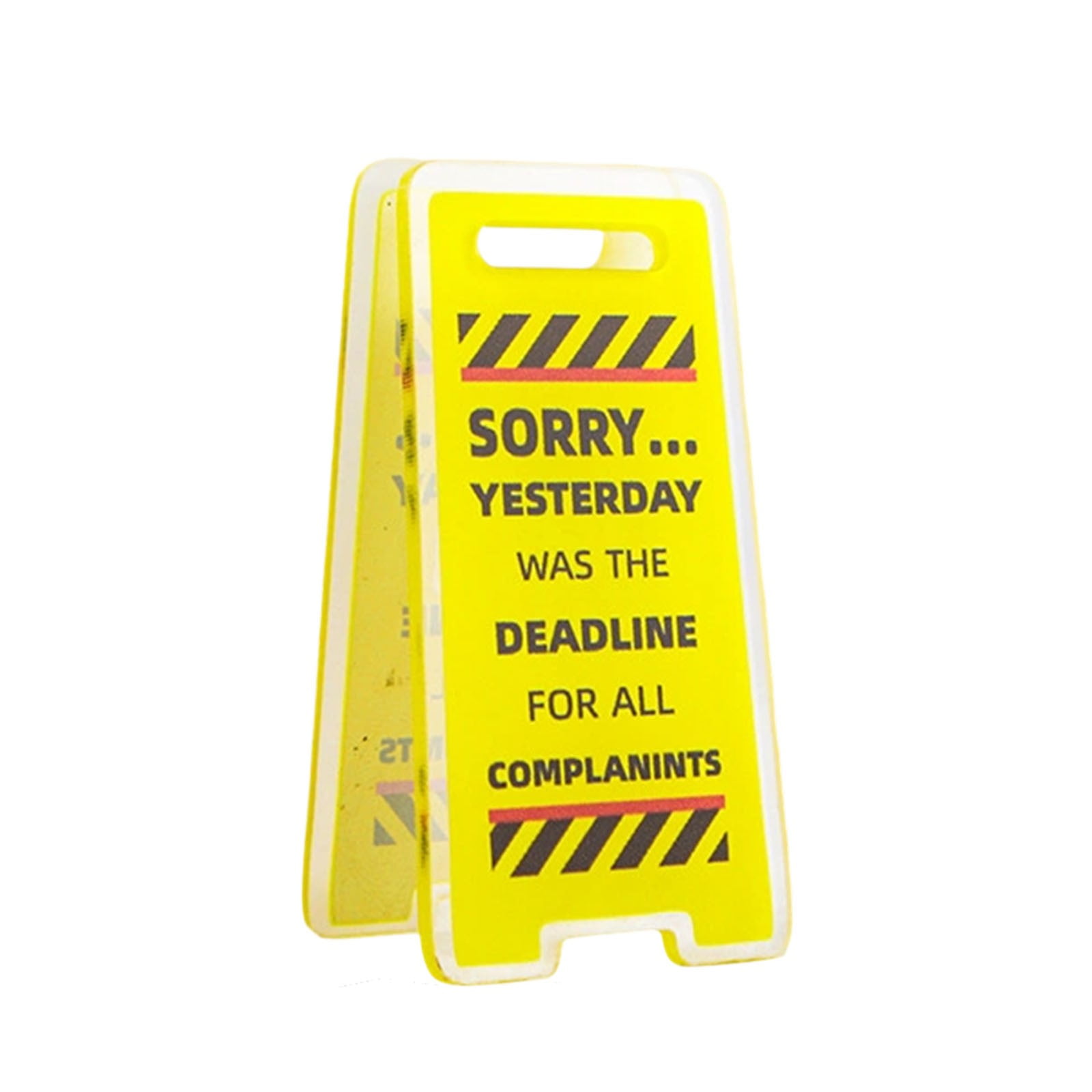 RuiJiao Office Humor Alert Desk Sign Holders - Hilarious and Insightful ...