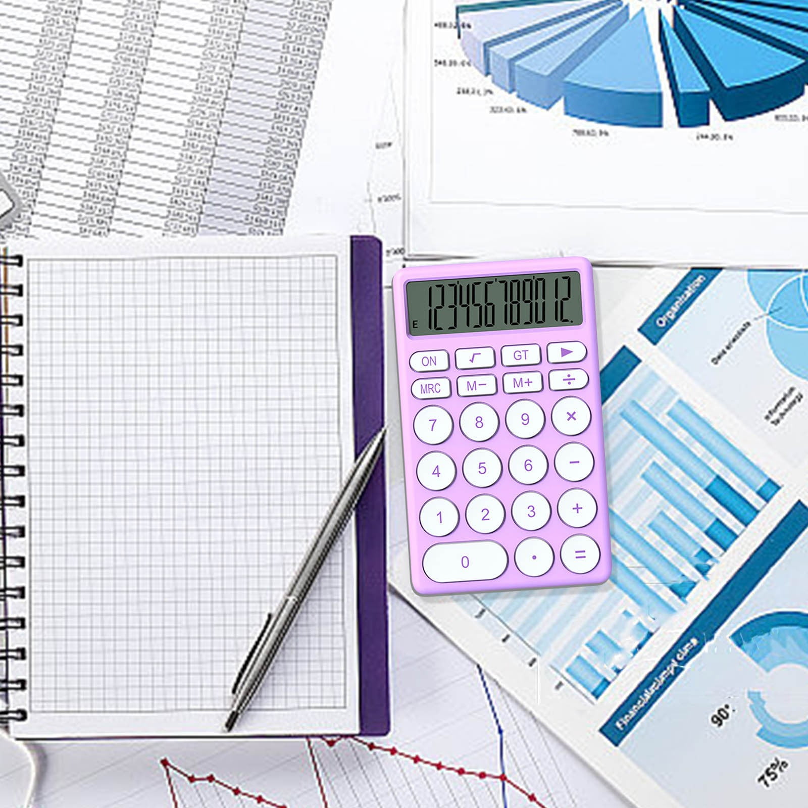 RuiJiao Portable High-Value Calculator - Cute, Compact Design for ...