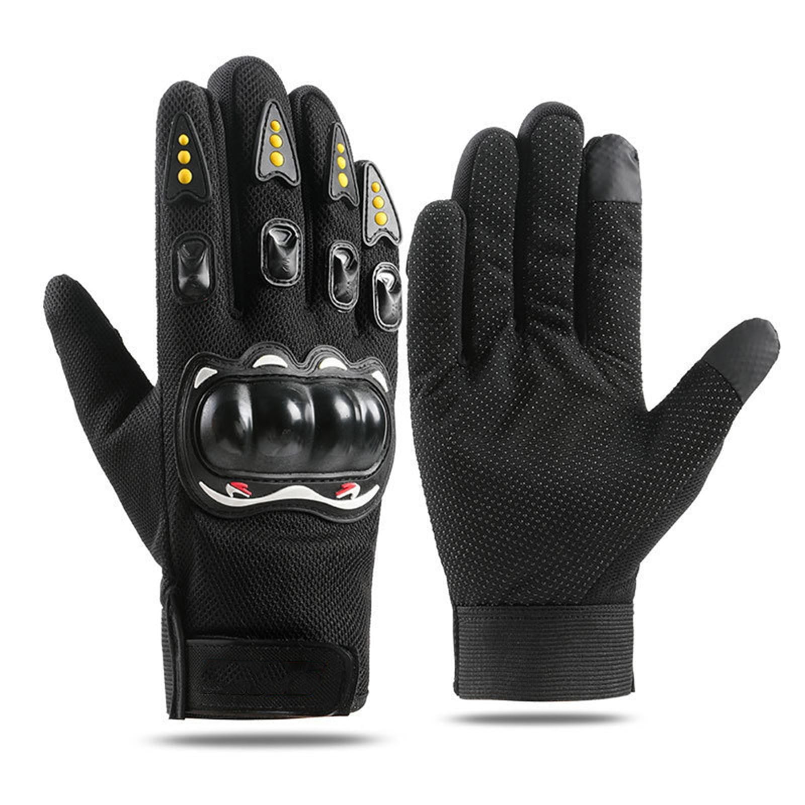 RuiJiao Shooting & Motorcycle Gloves with Hard Shell Knuckle Protection ...
