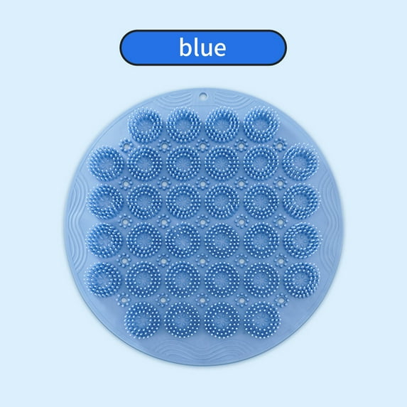 RuiJiao Silicone Back Scrubber with Suction Cup, Wall Mount Shower ...