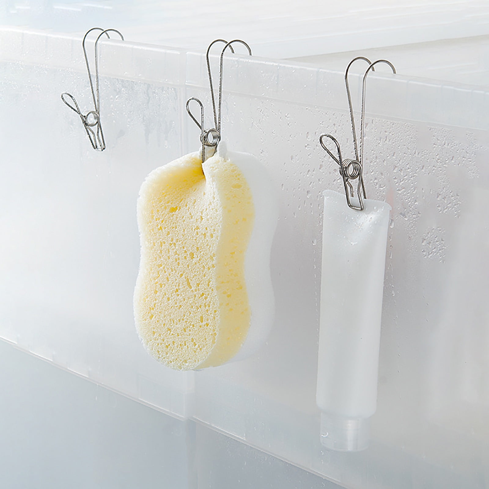 RuiJiao Stainless Steel Long Tail Clip with Hooks Clothes Pins, Hollow ...