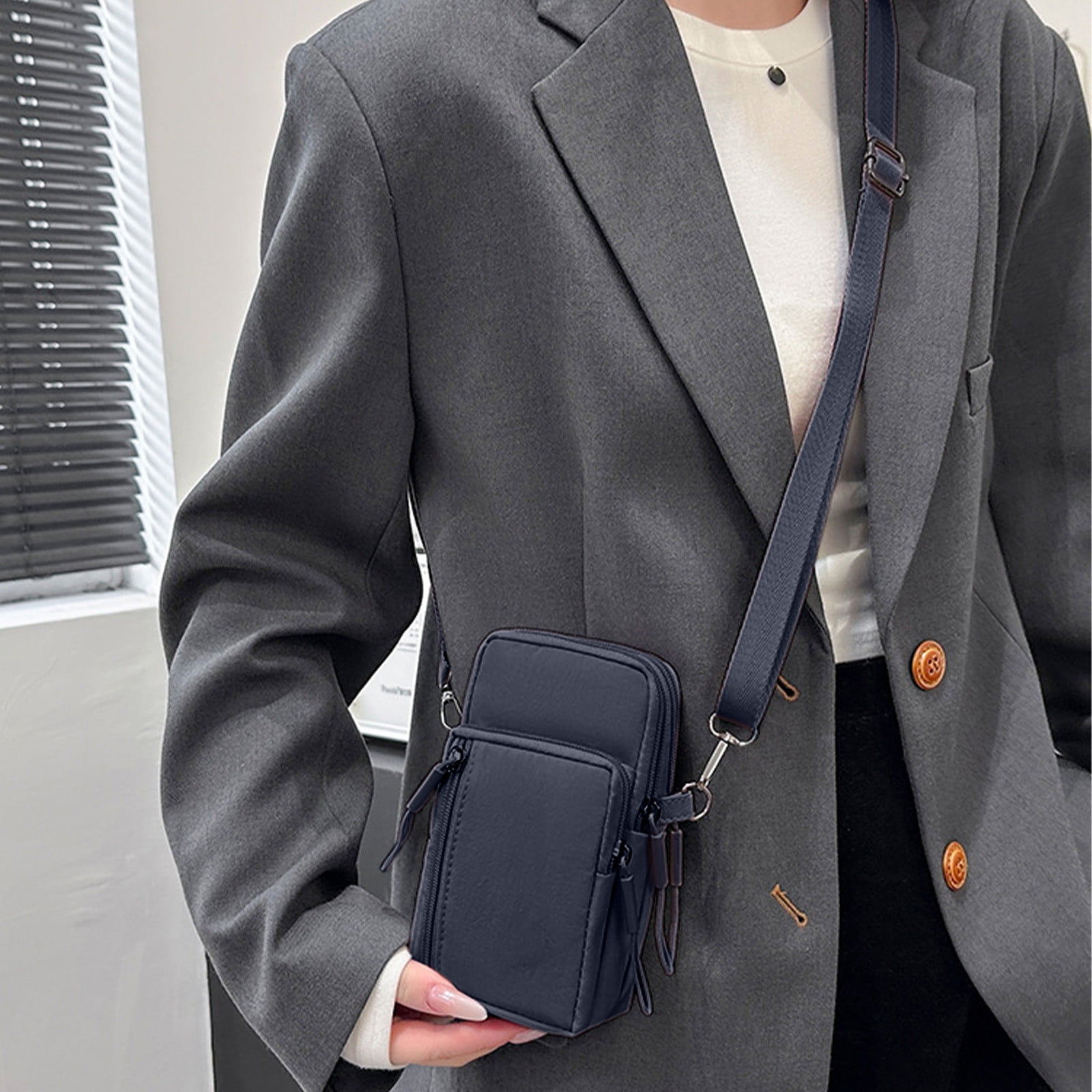 RuiJiao Uncomplicated Crossbody Bag for Men/Women, Multifunctional ...