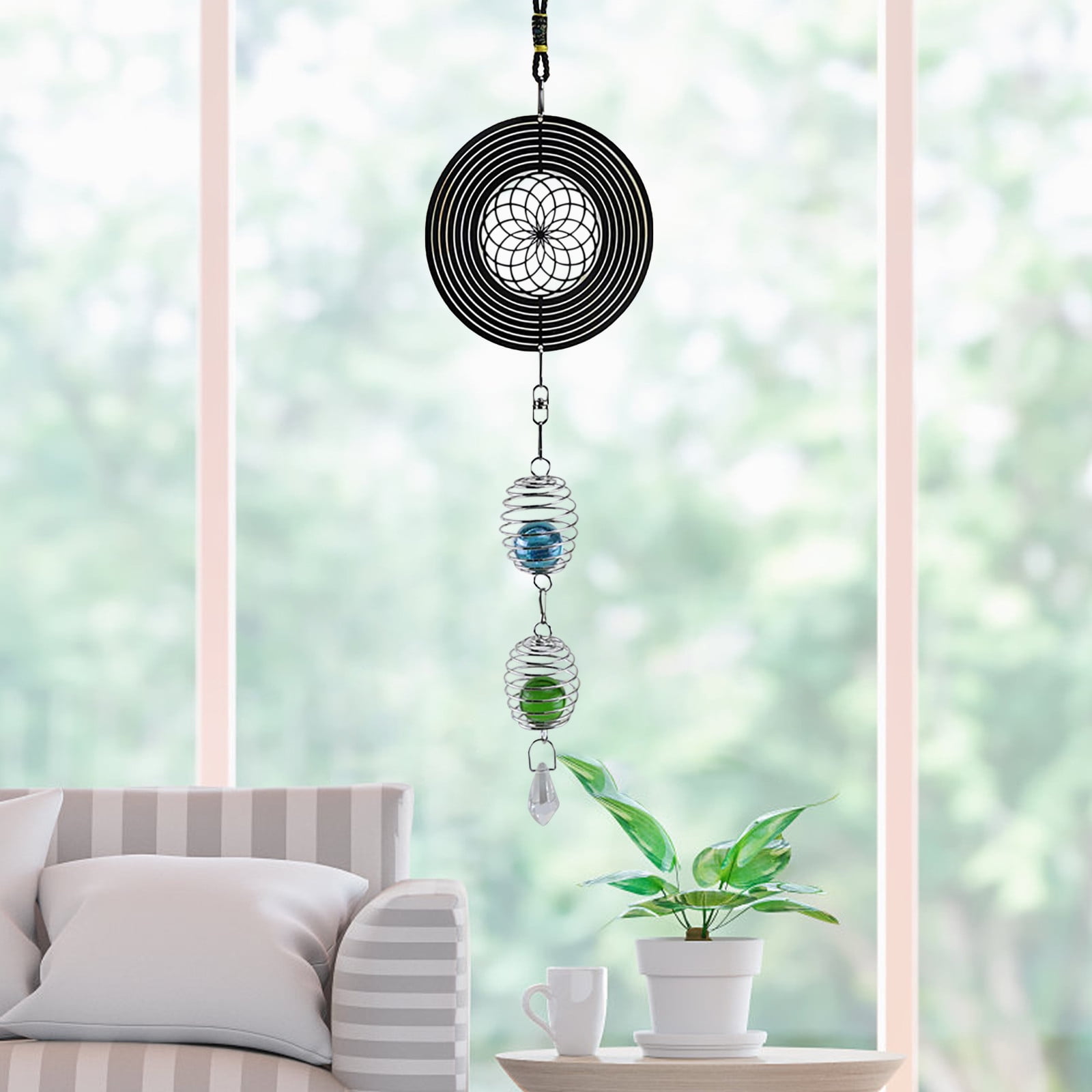 RuiJiao Wind Chimes - Rotating Bells for Home Decor, Handcrafted ...