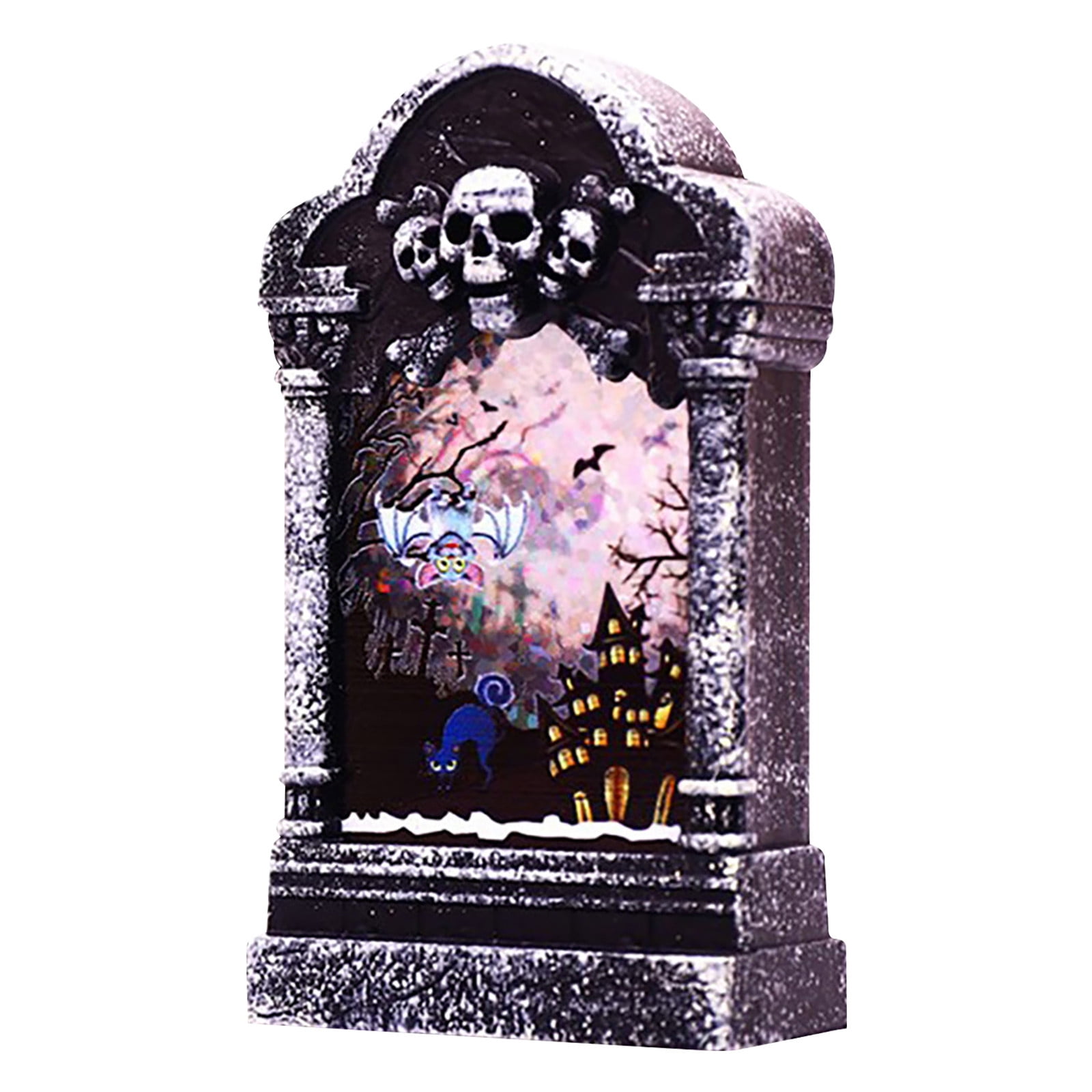 RuiJiao Gift Halloween LED Graveyard Tombstones Halloween Headstone ...