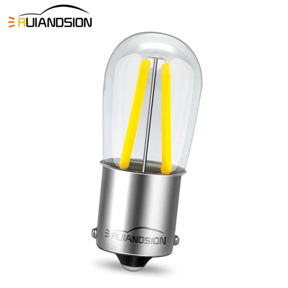 Ruiandsion 1156 LED Bulb 6V AC/DC White,BA15S replacement for Back Up ...