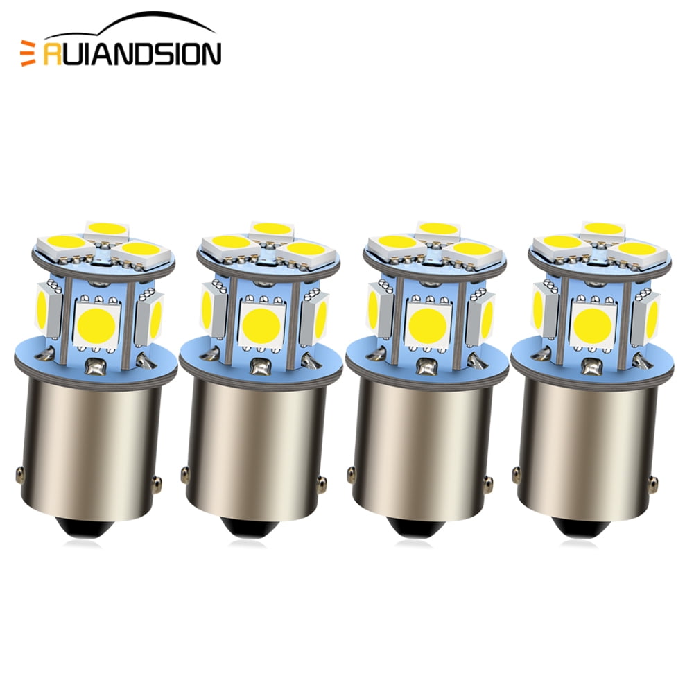 Ruiandsion 1156 LED Bulbs BA15S 6V Car Turn Signal Lights Reverse ...