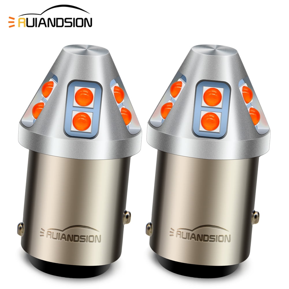 Ruiandsion 1157 2057 BAY15D LED Bulbs Red Car Light Bulb Super Bright ...
