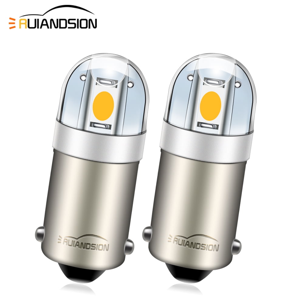 Ruiandsion 12V BA9S LED Bulb 1891 53 57 Replacement Bulbs for Car ...